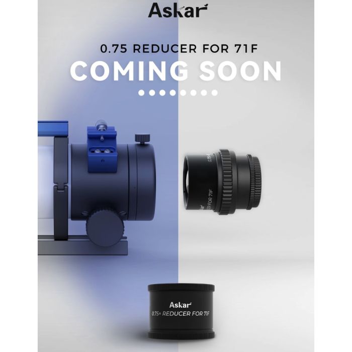Askar 0.75x Reducer for 71F Telescope — Starizona