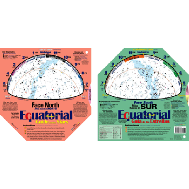 Equatorial Planisphere - Guide to the Stars — Starizona